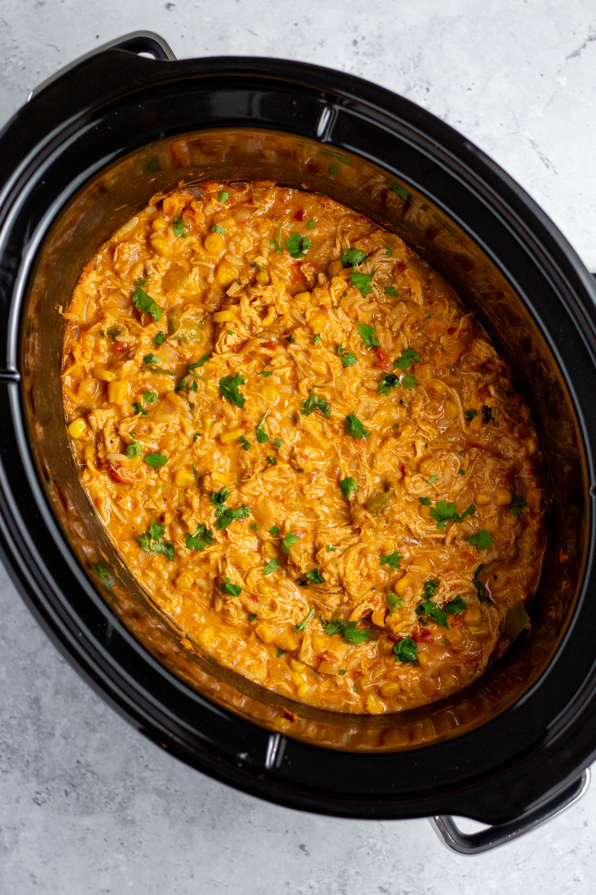 Slow Cooker Fiesta Chicken and Rice - Healthy Hearty Recipes