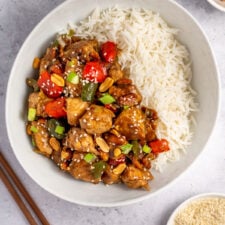 Kung Pao Chicken Stir Fry (Gluten-Free, Dairy-Free) - Healthy Hearty ...