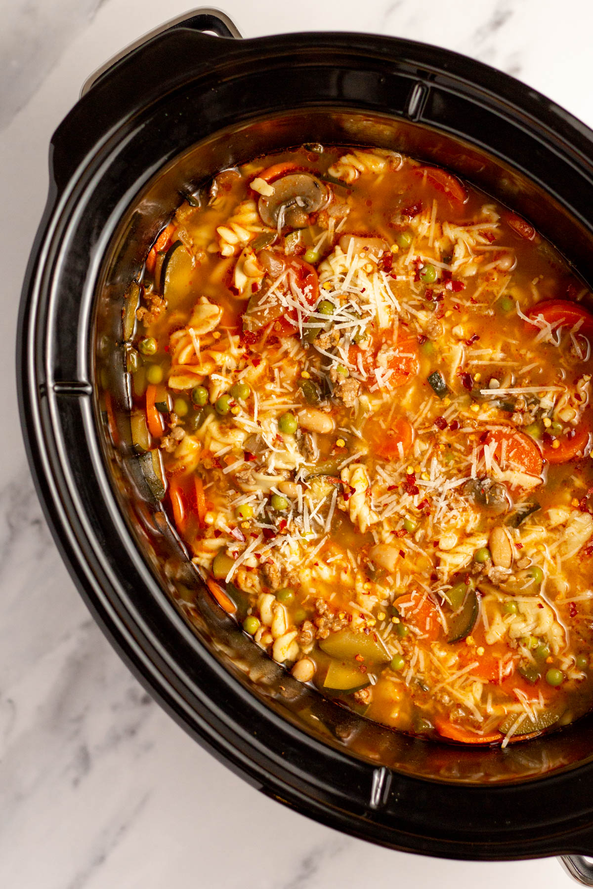 Slow Cooker Sausage Pasta Stew: Gluten-Free, Dairy-Free - Healthy ...