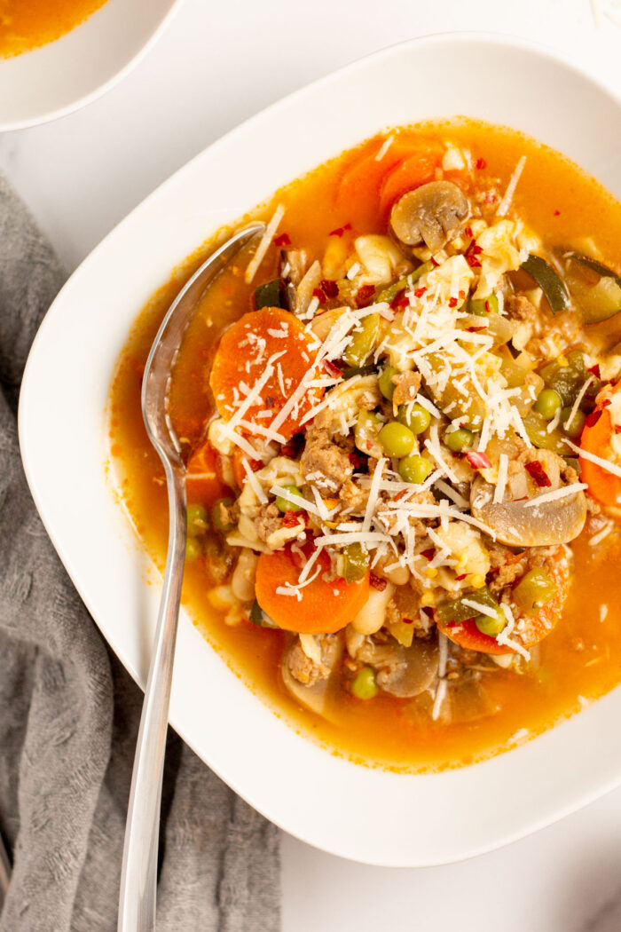 Slow Cooker Sausage Pasta Stew: Gluten-Free, Dairy-Free - Healthy ...