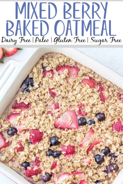 Healthy Mixed Berry Baked Oatmeal - Healthy Hearty Recipes