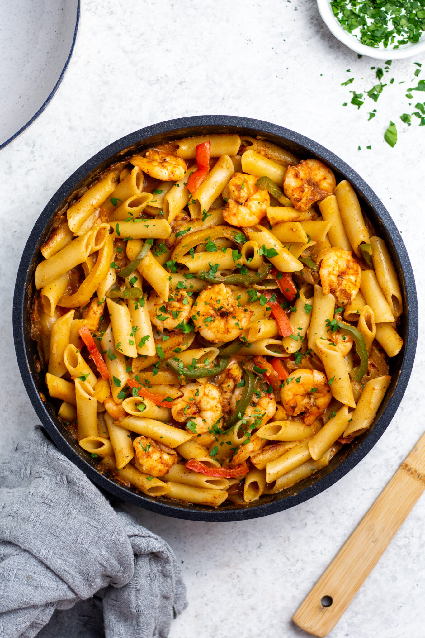 Shrimp Rasta Pasta - Healthy Hearty Recipes