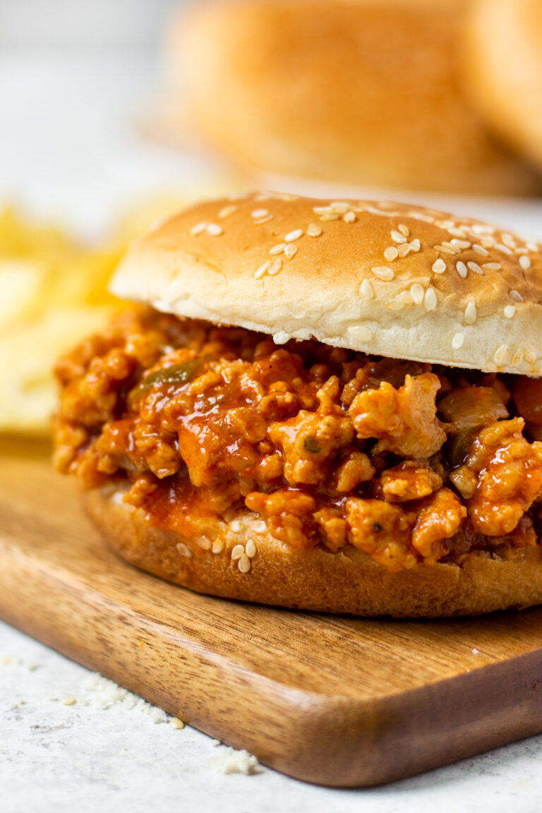 Instant Pot Ground Turkey Sloppy Joes - Healthy Hearty Recipes